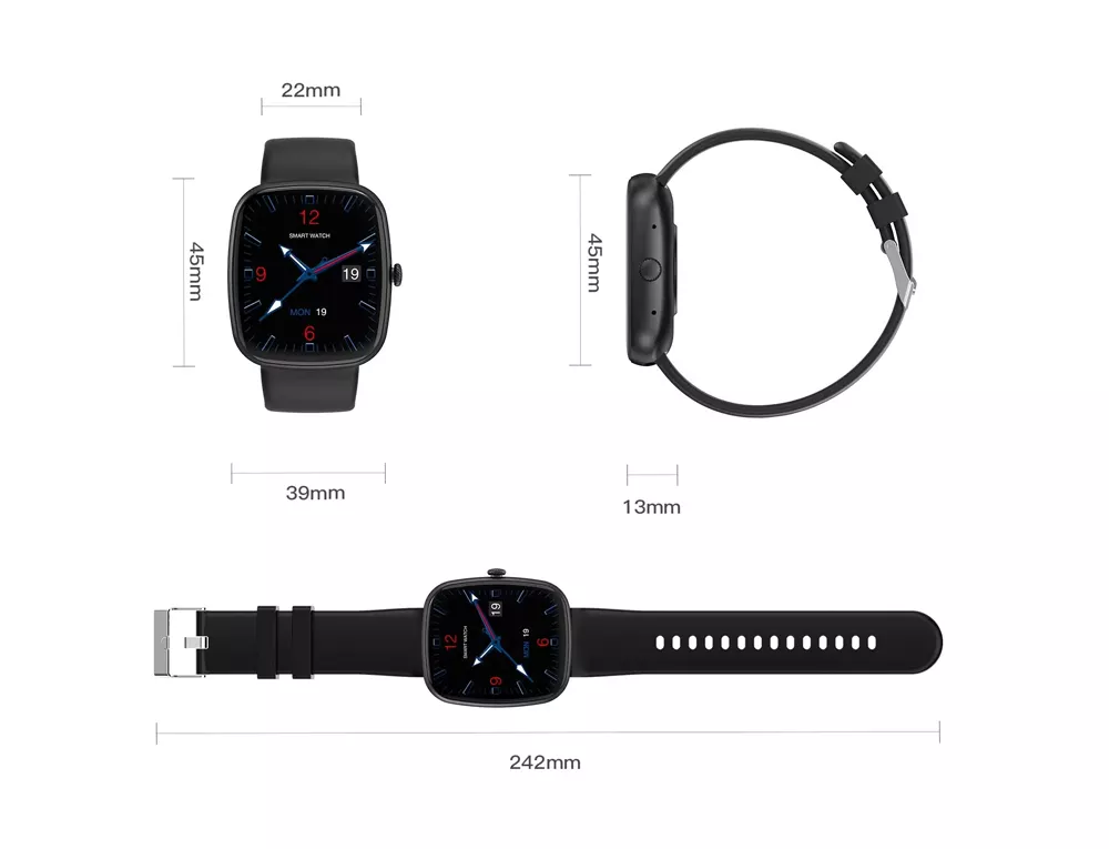 VALDUS VS10 Fashion Smart Watch (2 FREE BELT) price in Bangladesh - umrelo